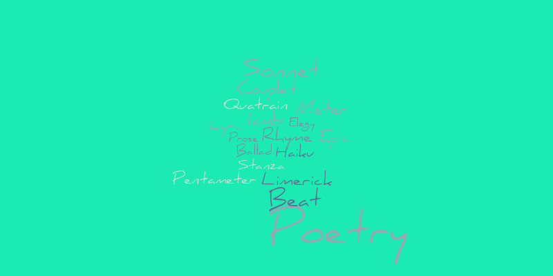 Poetry – Word cloud – WordItOut