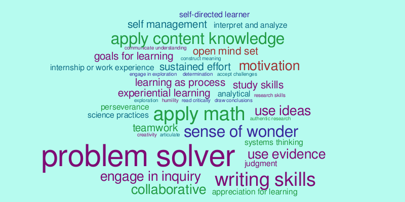 NGSS Panel What Students Need to be Successful 2016 – Word cloud – WordItOut