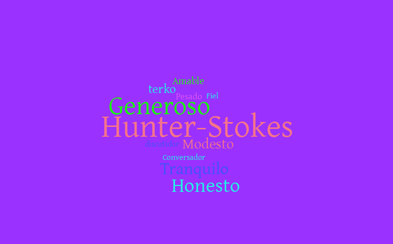 Hunter Stokes – Word cloud – WordItOut