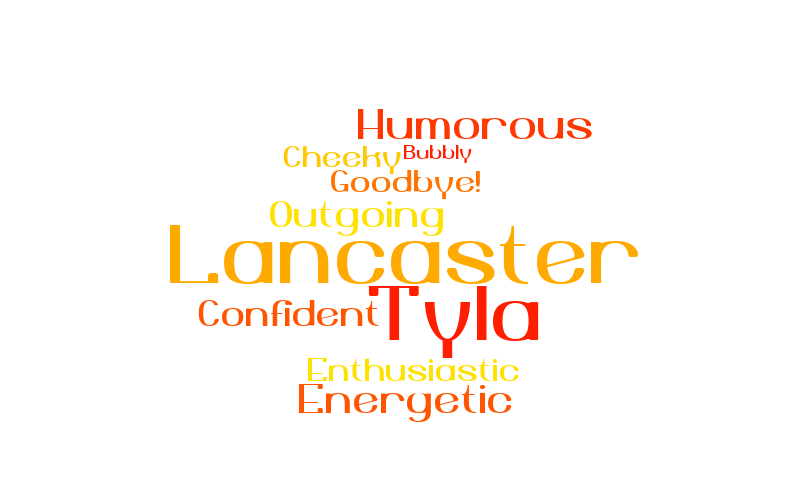 Tyla – Word cloud – WordItOut