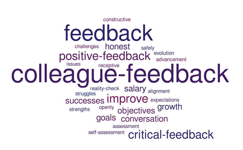 feedback performance – Word cloud – WordItOut