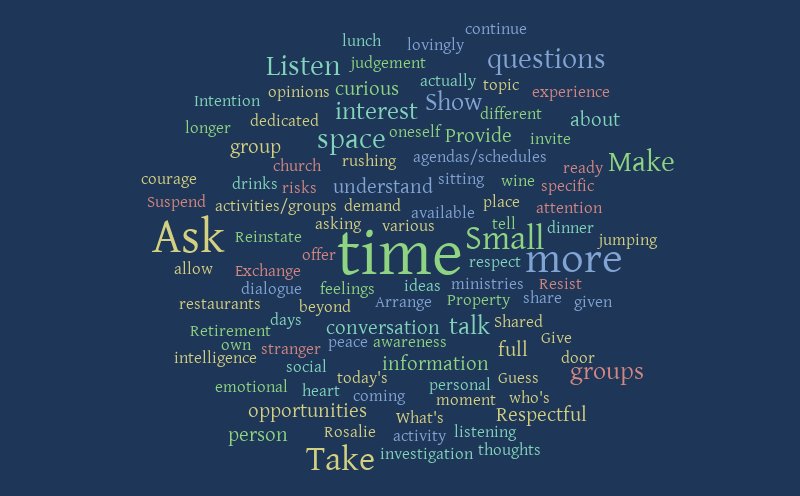 How can we ask a question that invites people into a meaningful ...