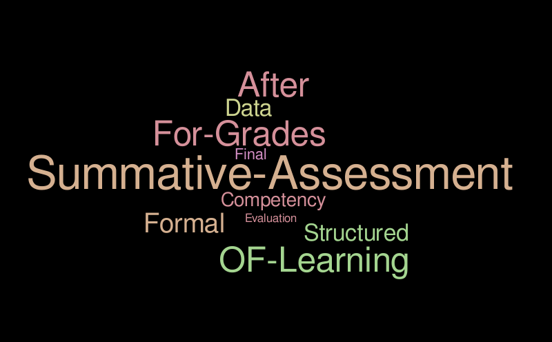 Summative Assessment – Word cloud – WordItOut