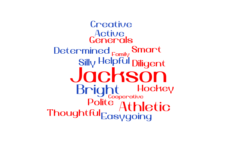 Jackson – Word cloud – WordItOut