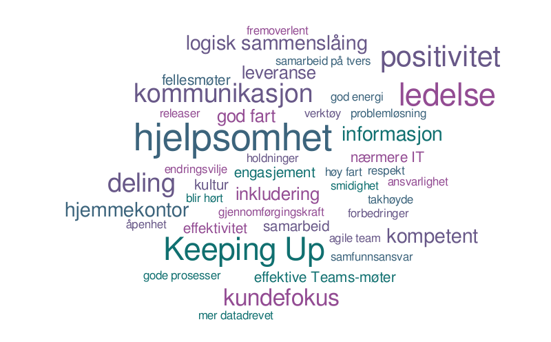 Ordsky - fornøyd med – Word cloud – WordItOut