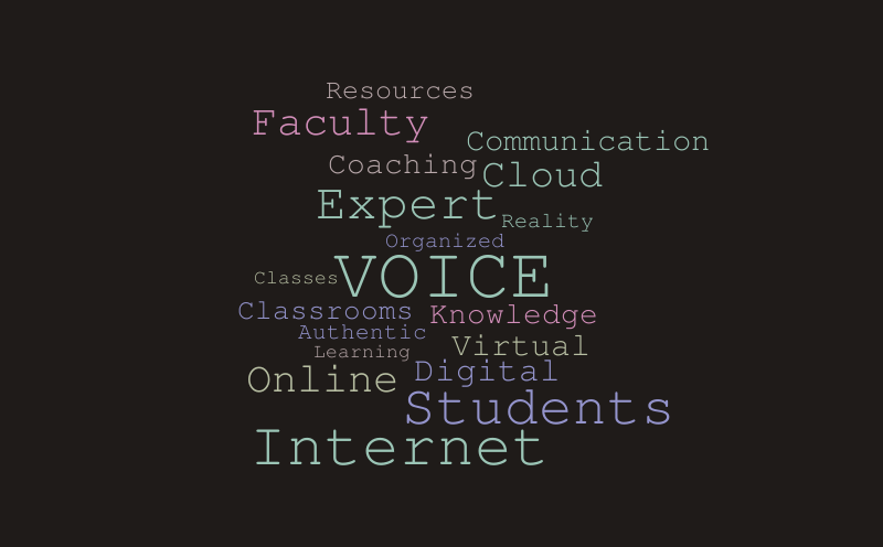 voice – Word cloud – WordItOut