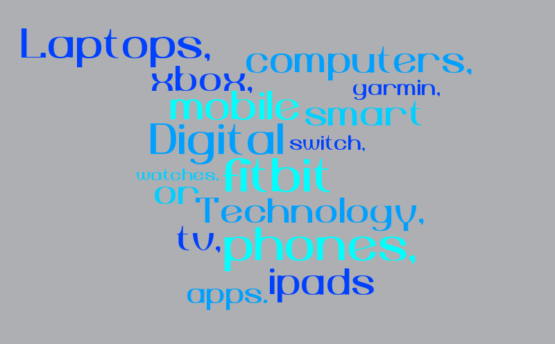 Digital Techology – Word cloud – WordItOut