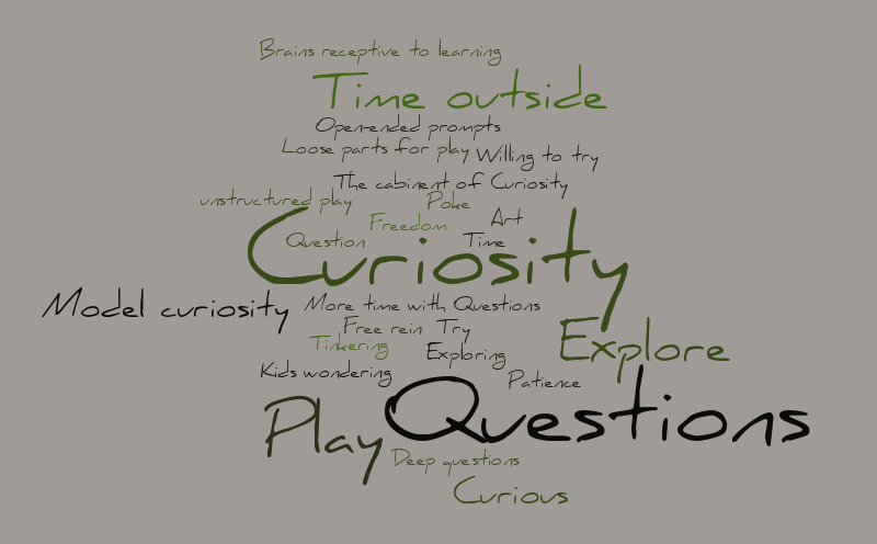 Curiosity – Word cloud – WordItOut
