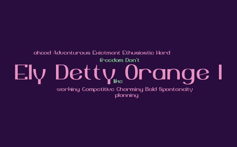 Ely De – Word cloud – WordItOut