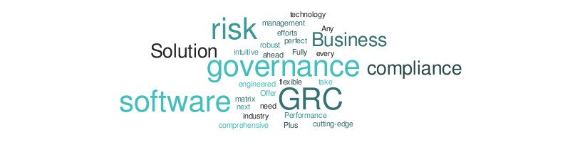 logicManager GRC – Word cloud – WordItOut