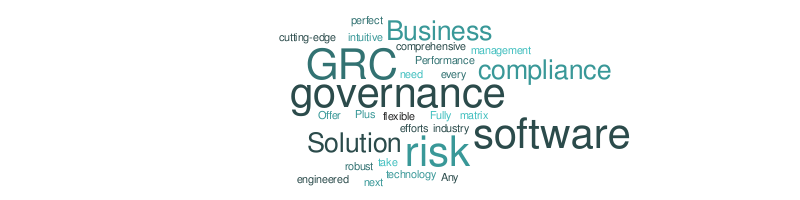 logicManager GRC – Word cloud – WordItOut