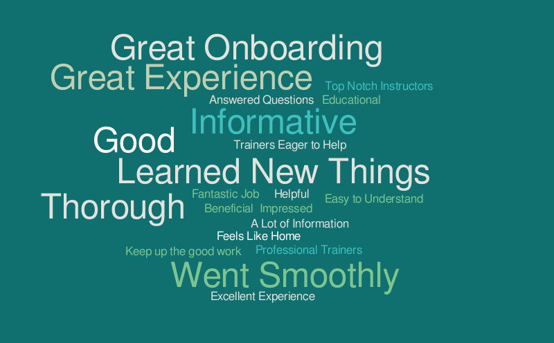 onboarding – Word cloud – WordItOut