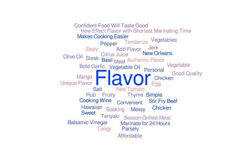 Marinade TOM All Other – Word cloud – WordItOut