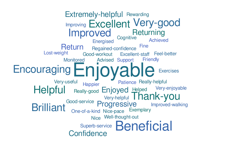 Patient feedback – Word cloud – WordItOut