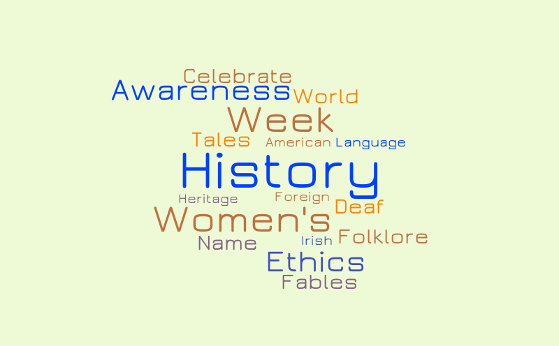 March- Word Cloud – Word cloud – WordItOut