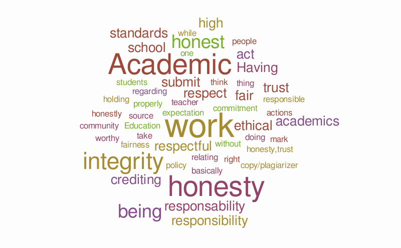 AHY Academic Integrity – Word cloud – WordItOut