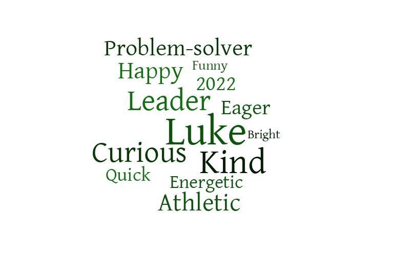 Luke – Word cloud – WordItOut
