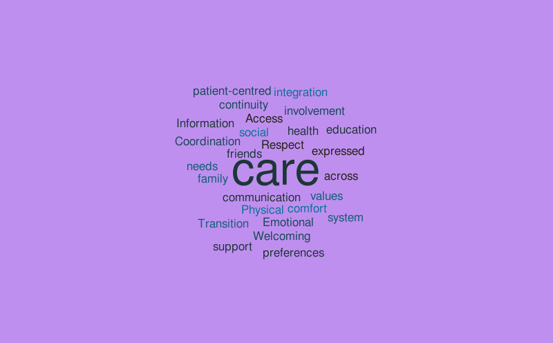 Patient Experience – Word cloud – WordItOut