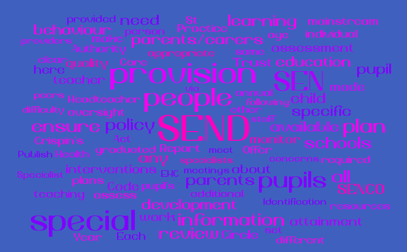 SEN Policy Wordcloud St C – Word cloud – WordItOut