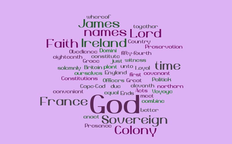 Mayflower – Word cloud – WordItOut