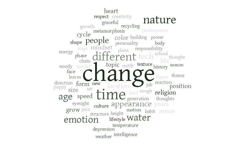 Change HBES – Word cloud – WordItOut