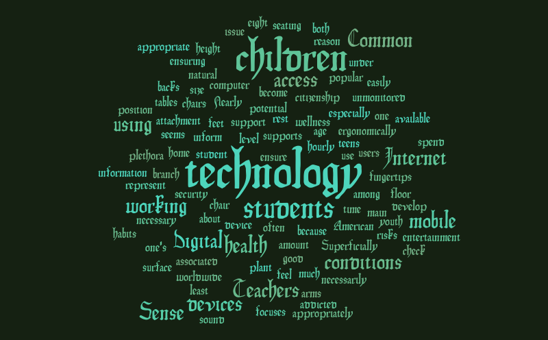 Digital Health and Wellness – Word cloud – WordItOut