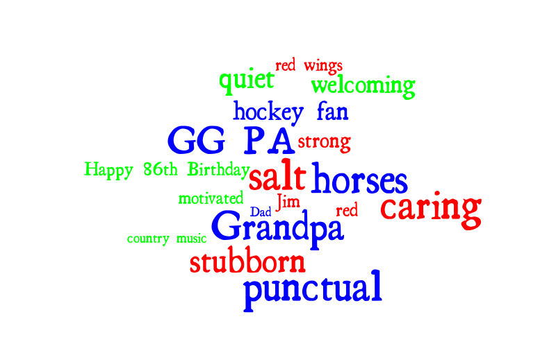 4 – Word cloud – WordItOut