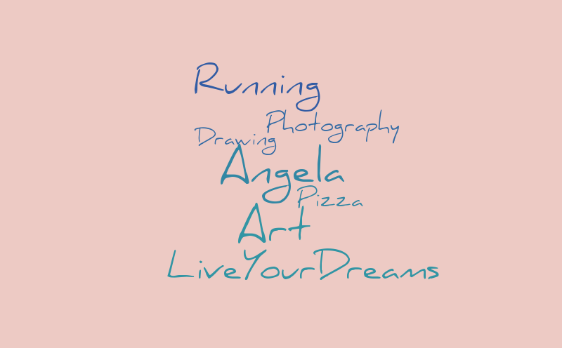 Angela Homework – Word cloud – WordItOut