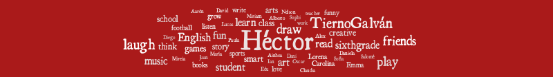 Héctor – Word cloud – WordItOut