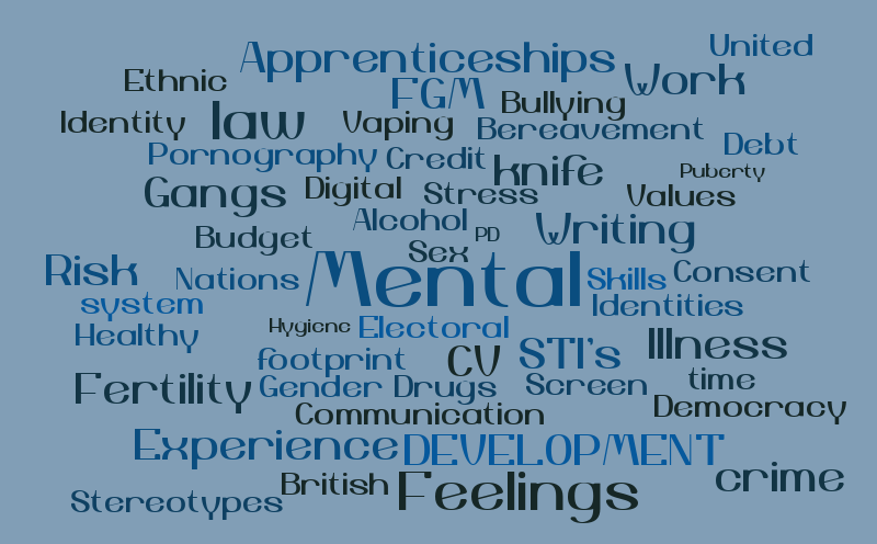 PD Version 6 – Word cloud – WordItOut