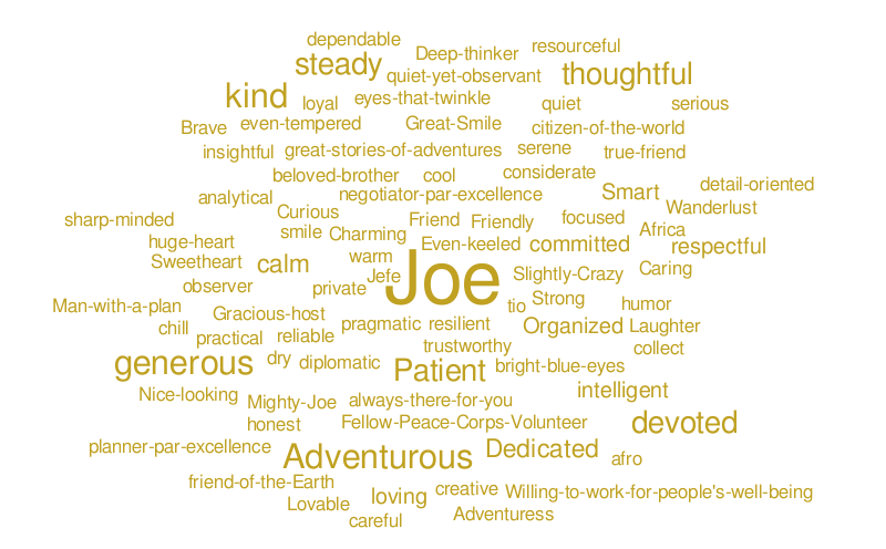 Joe Word Cloud Final – Word cloud – WordItOut