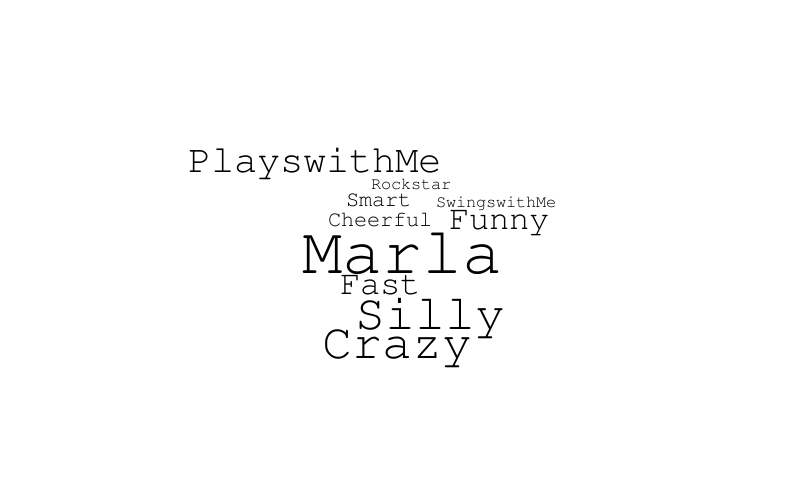 Marla – Word cloud – WordItOut