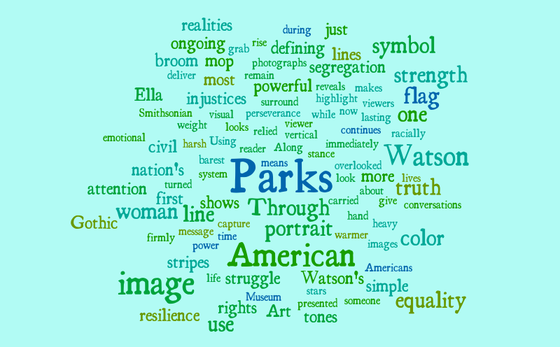 American Gothic – Word cloud – WordItOut