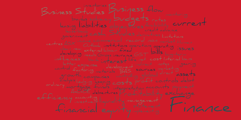 Finance - Business Studies – Word cloud – WordItOut
