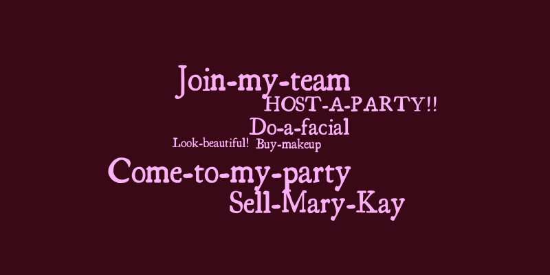 mary kay – Word cloud – WordItOut
