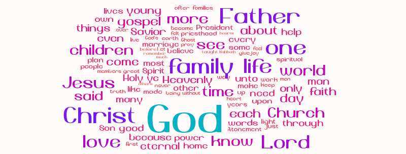 April 2015 LDS General Conference – Word cloud – WordItOut